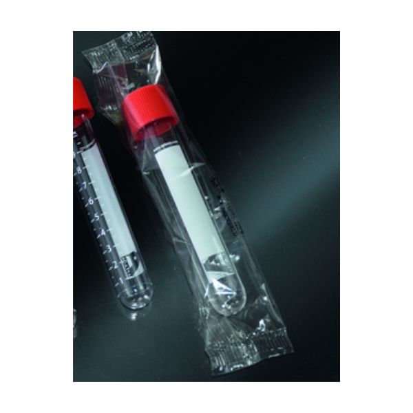 No Brand - Provette cilindriche serigrafate con tappo a vite