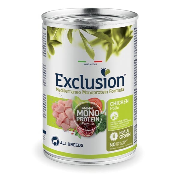 Exclusion - Mediterraneo Monoprotein Adult All Breed con Pollo